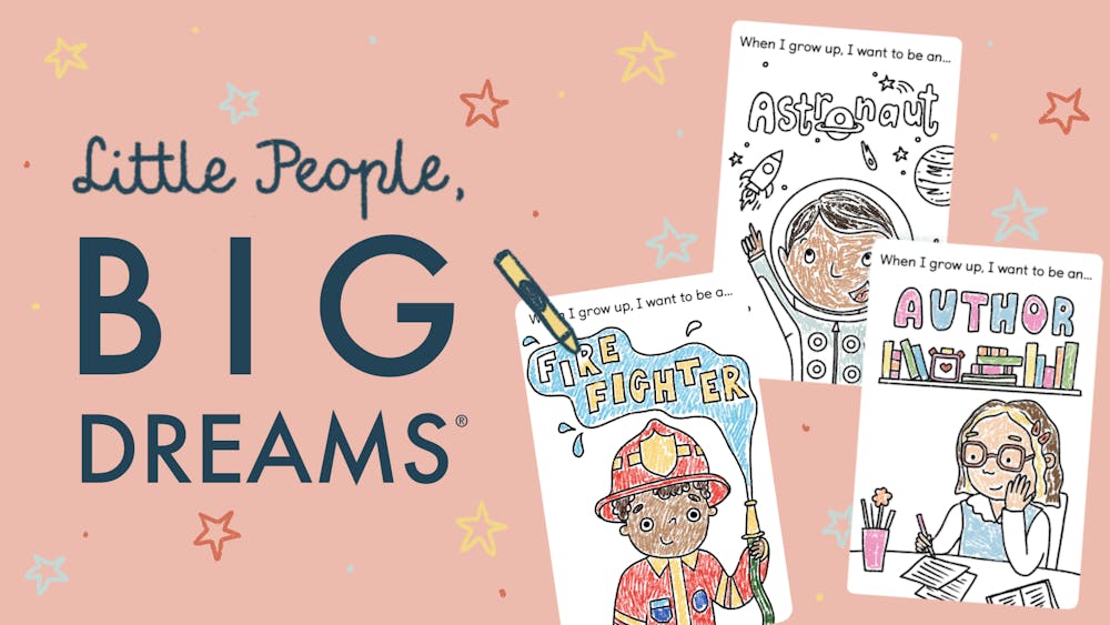 Little People, Big Dreams activity and sticker sheets