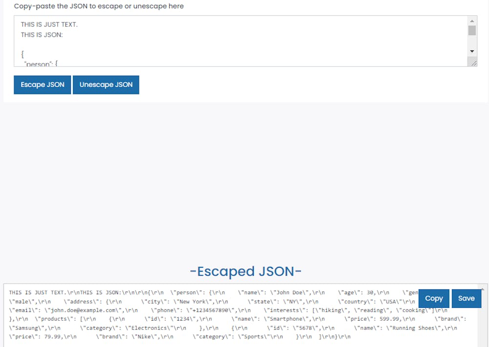 Format as JSON safe in Xano?