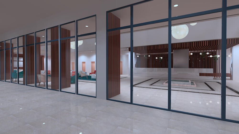 Hotel/Holiday Center, Lobby. 2021.