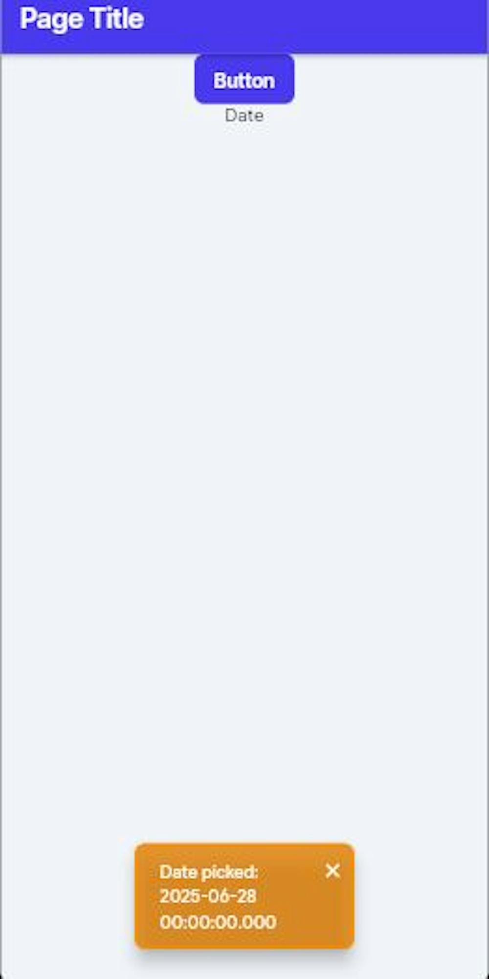 Widget state of date time picker not working