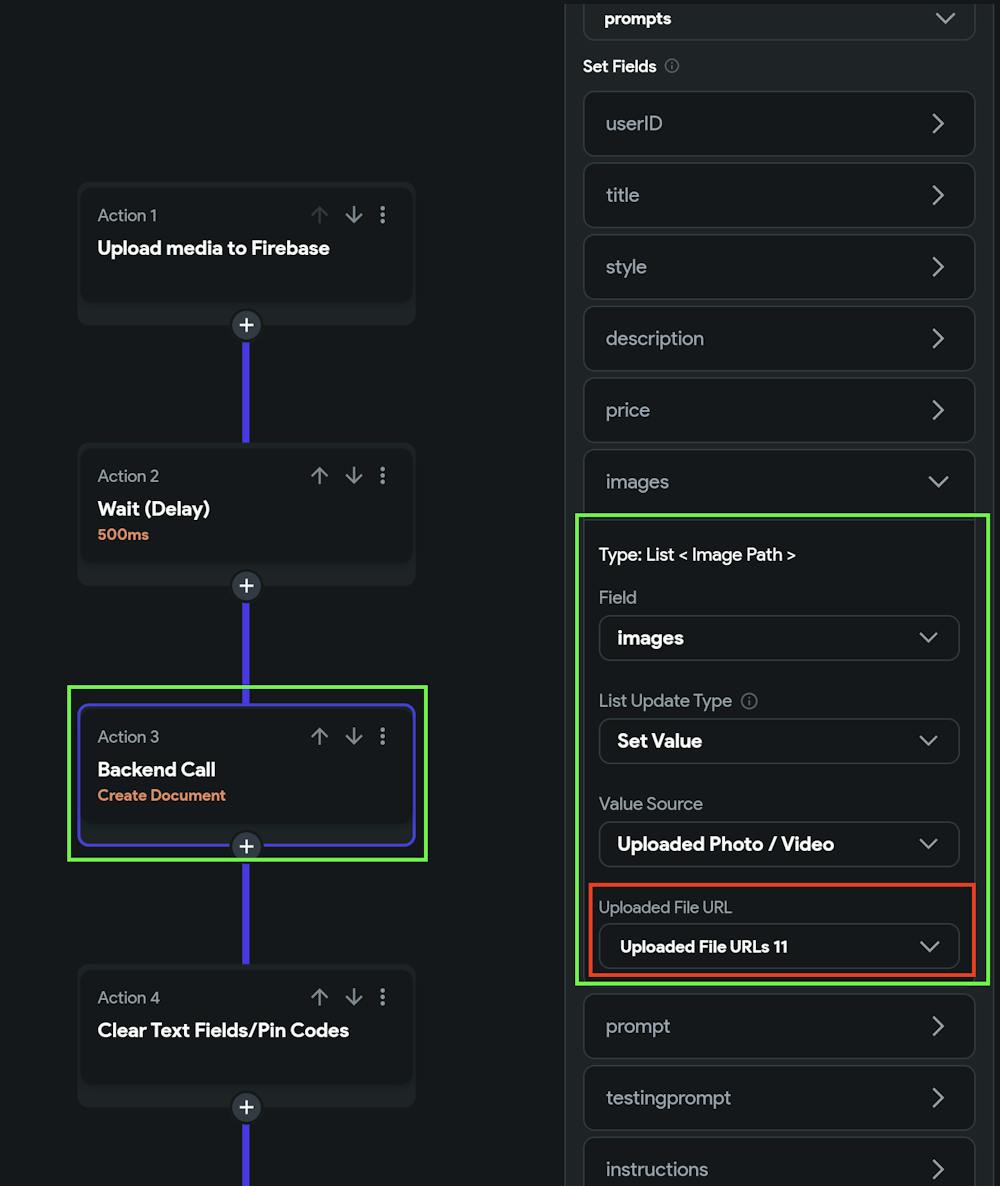 Issue with callback action with parameters