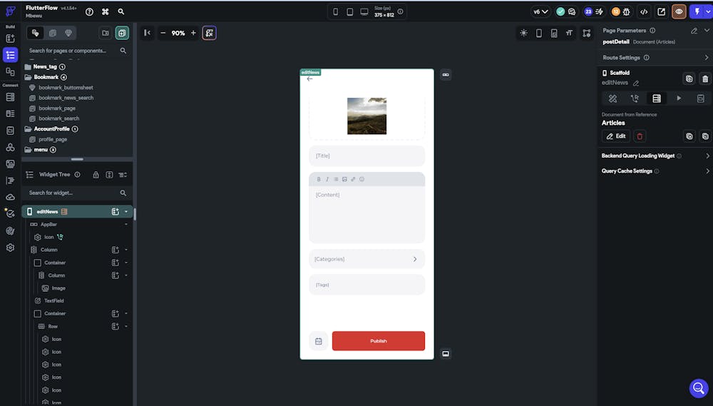 Unexpected Null Value The Relevant Error Causing Widget Was Editnewswidget 