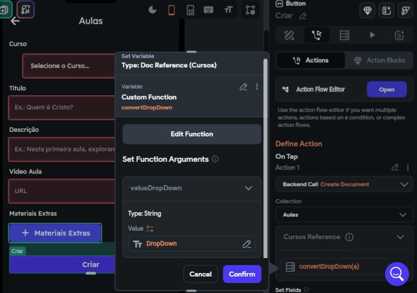 Doesn't create a subcollection in Firebase