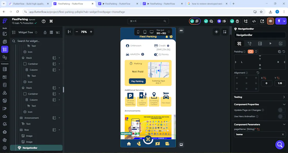 Custom Navigation Bar suddenly disappeared