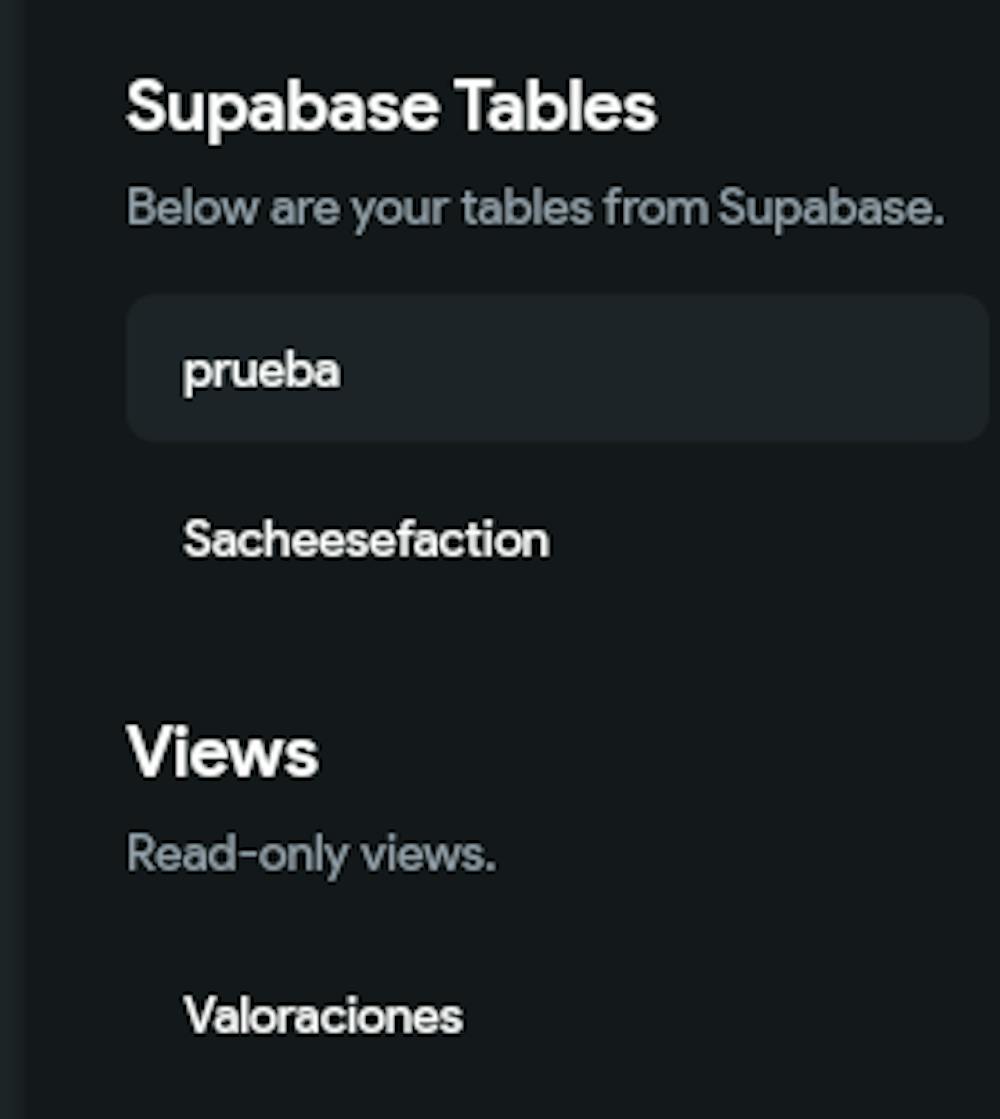 Supabase "Read-only views"