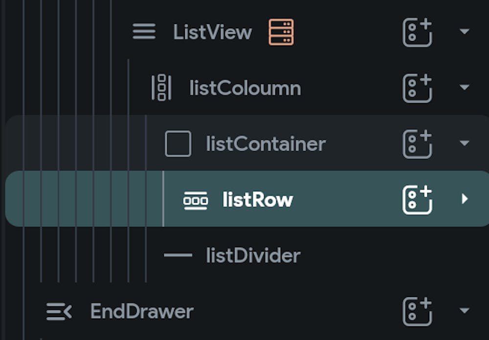 Is it possible to dynamically show widgets depending on it's place in a list?