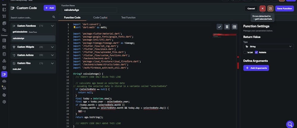 custom functions issue custom functions issue