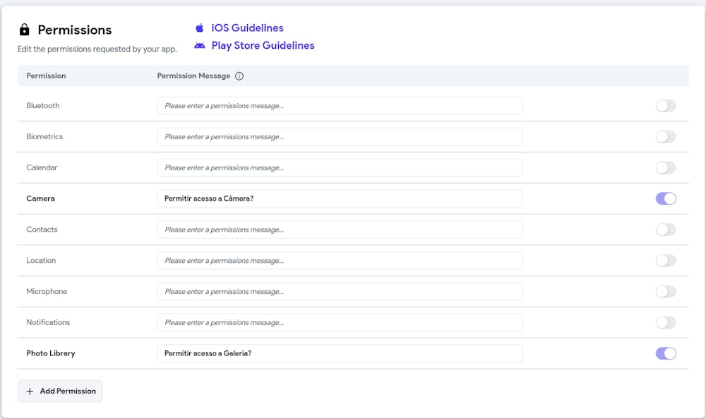 How to disable Gallery permission?