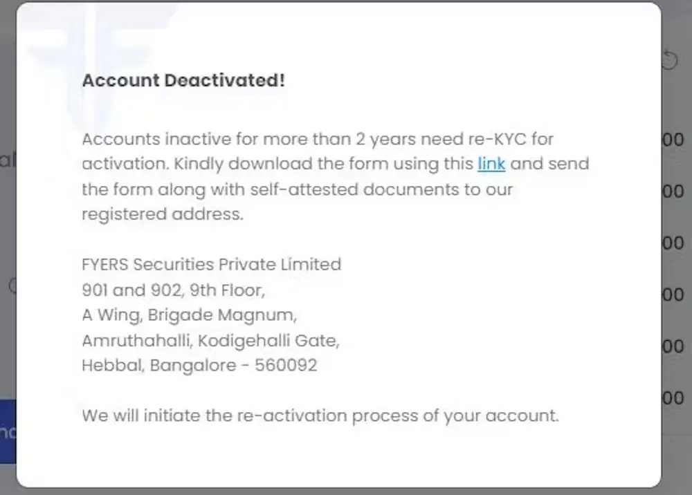 My account was inactive for 2 years now i want to reactivate it