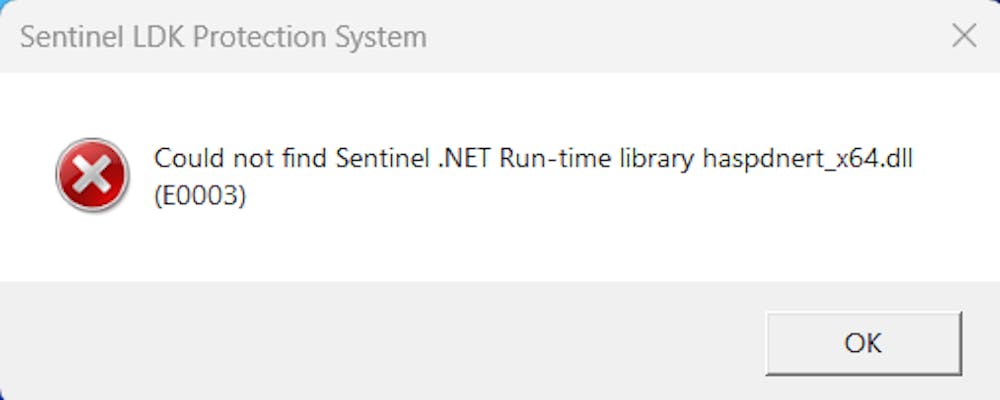 Open error message dialux evo 13