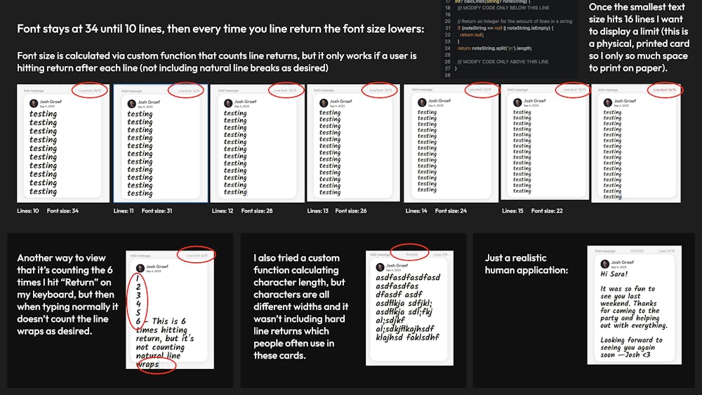 Calculate line wraps in a textfield?
