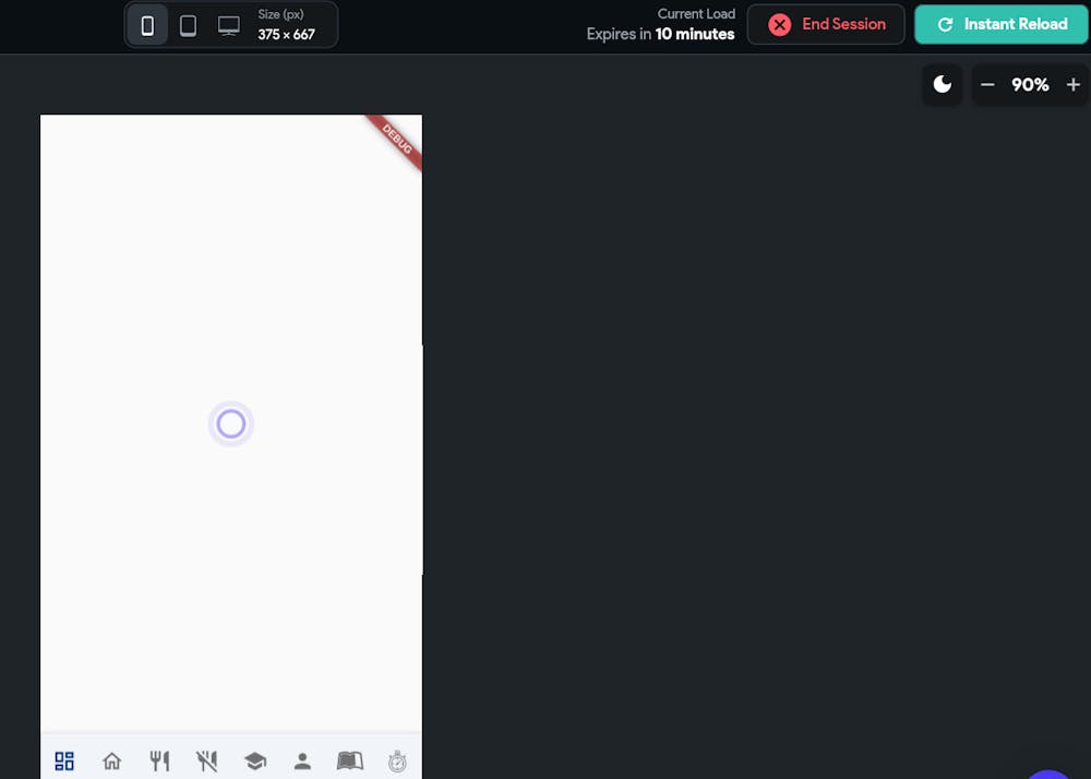 App Fails to load in Test Mode (browser)
