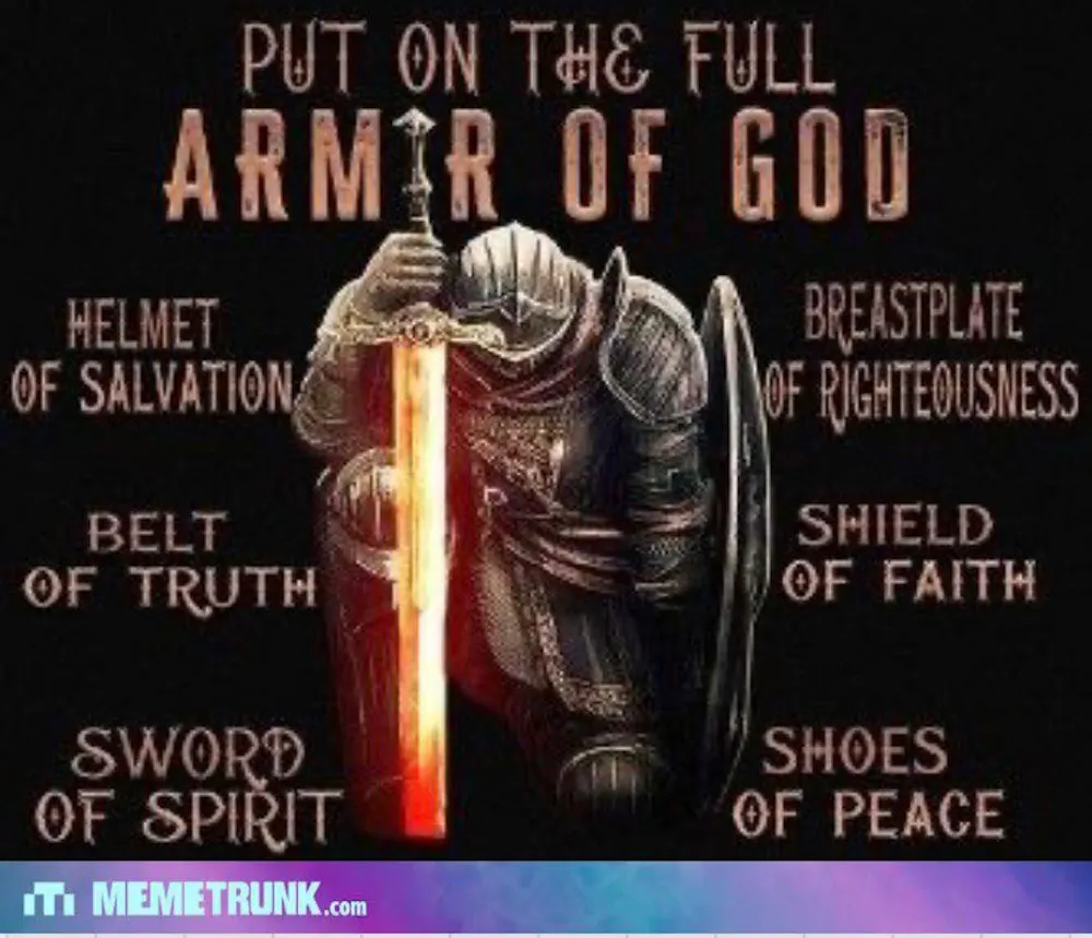 PUT ON THE FULL ARMOR OF GOD 🙏💫