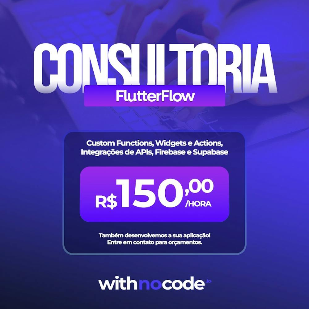 withnocode.io | Consultoria em FlutterFlow