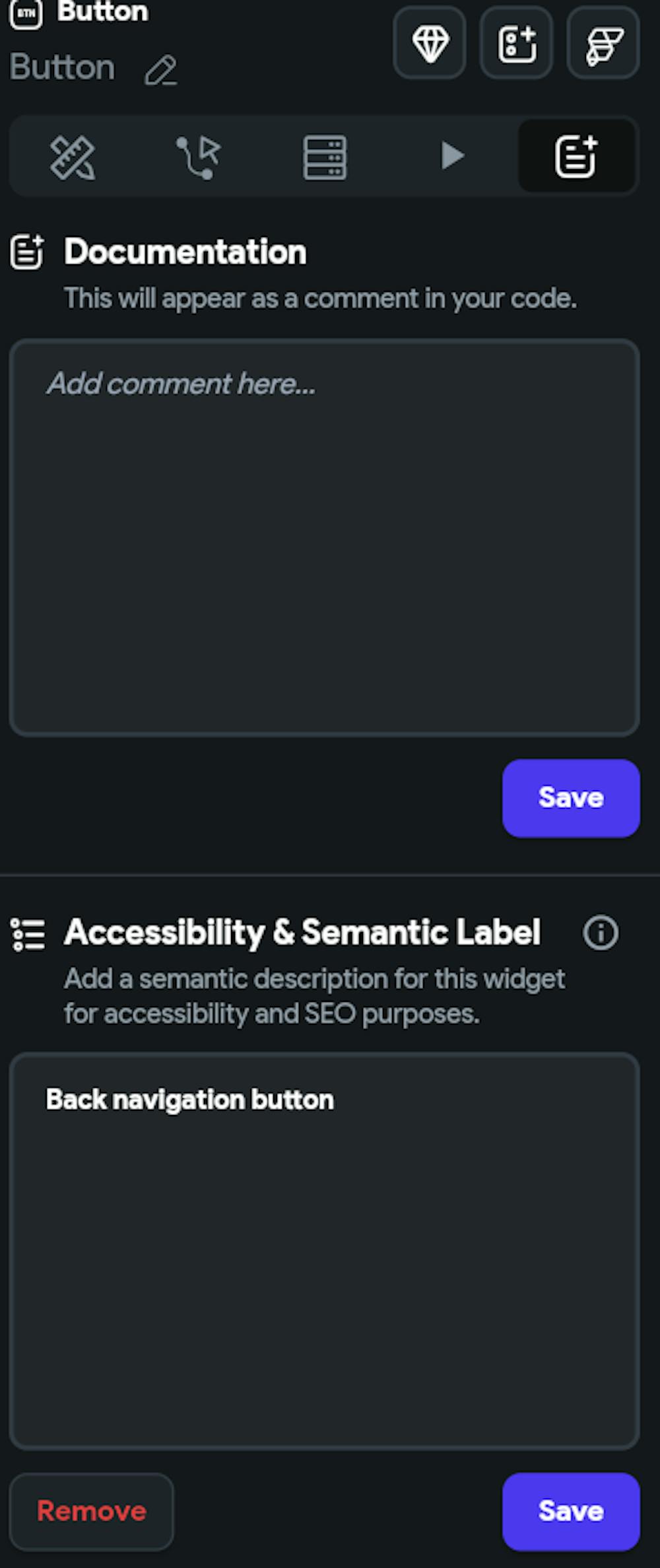 Screen reader semantic label problem