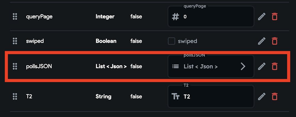 Issue accessing values in AppState JSON Array
