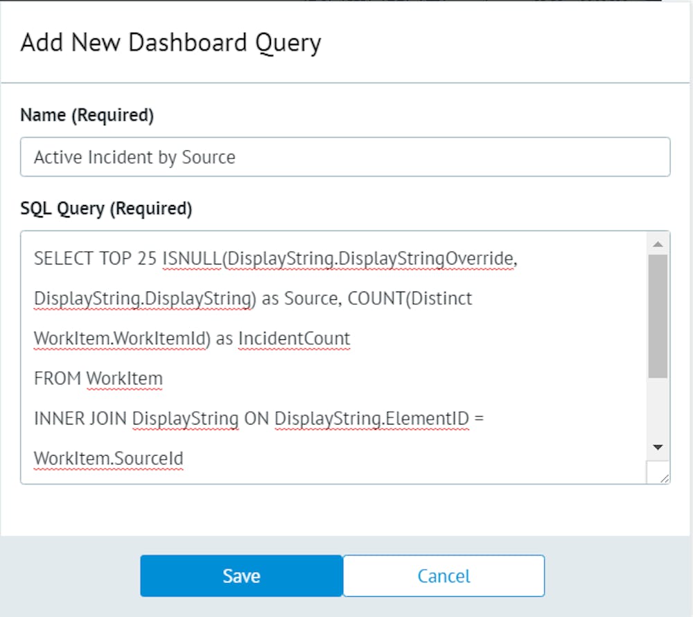 How To: Manage Dashboard Queries