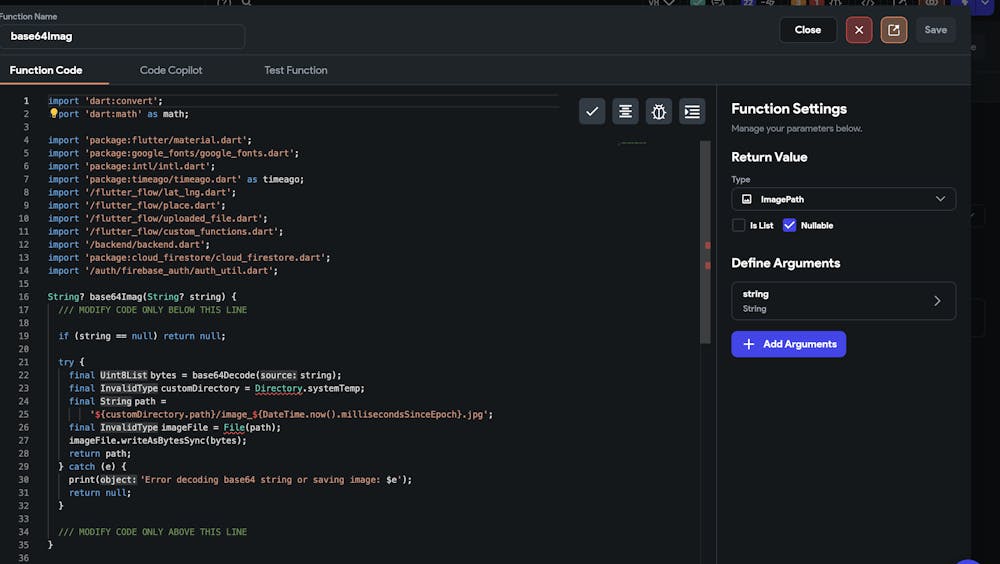 Decode base64 to Strig ImagePAth