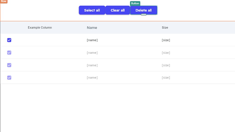 Datatable widget and checkbox
