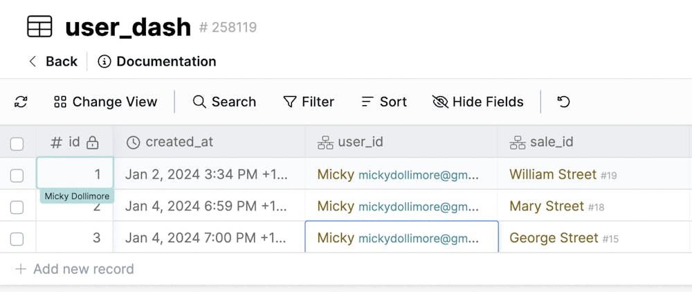 How to add record in multi reference field table?