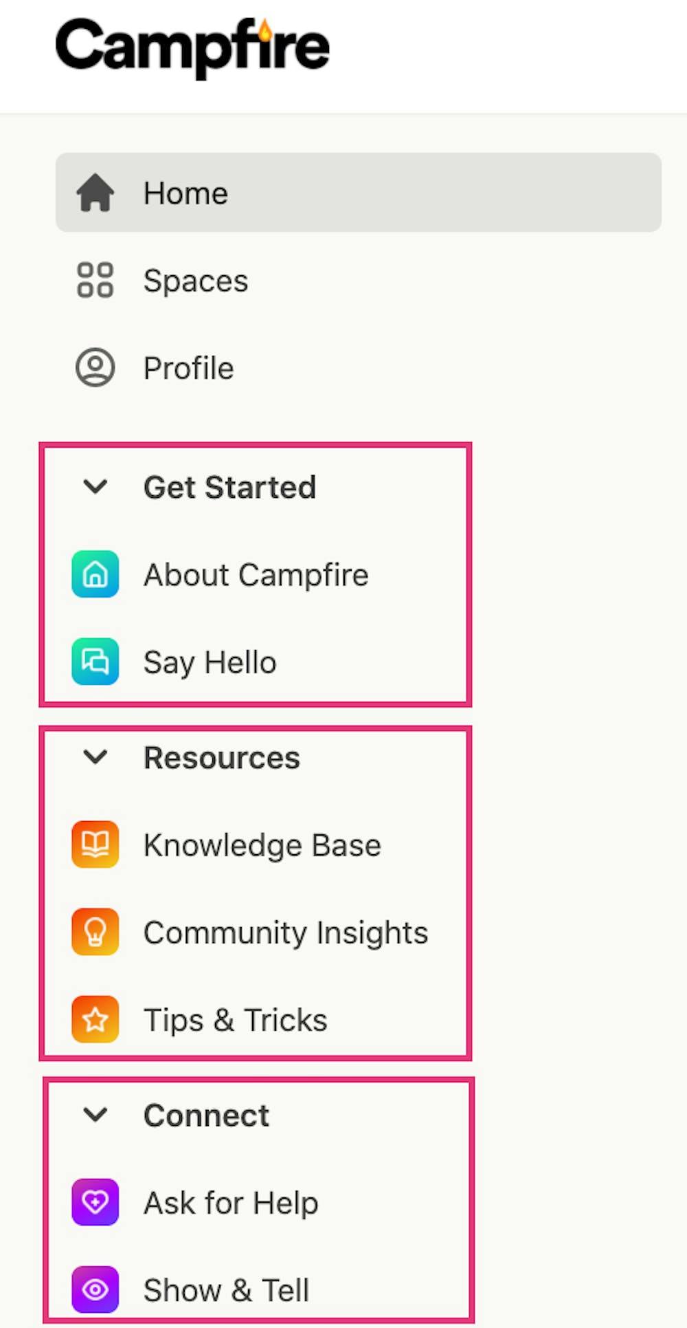 How to re-order community Collections on the left-side menu