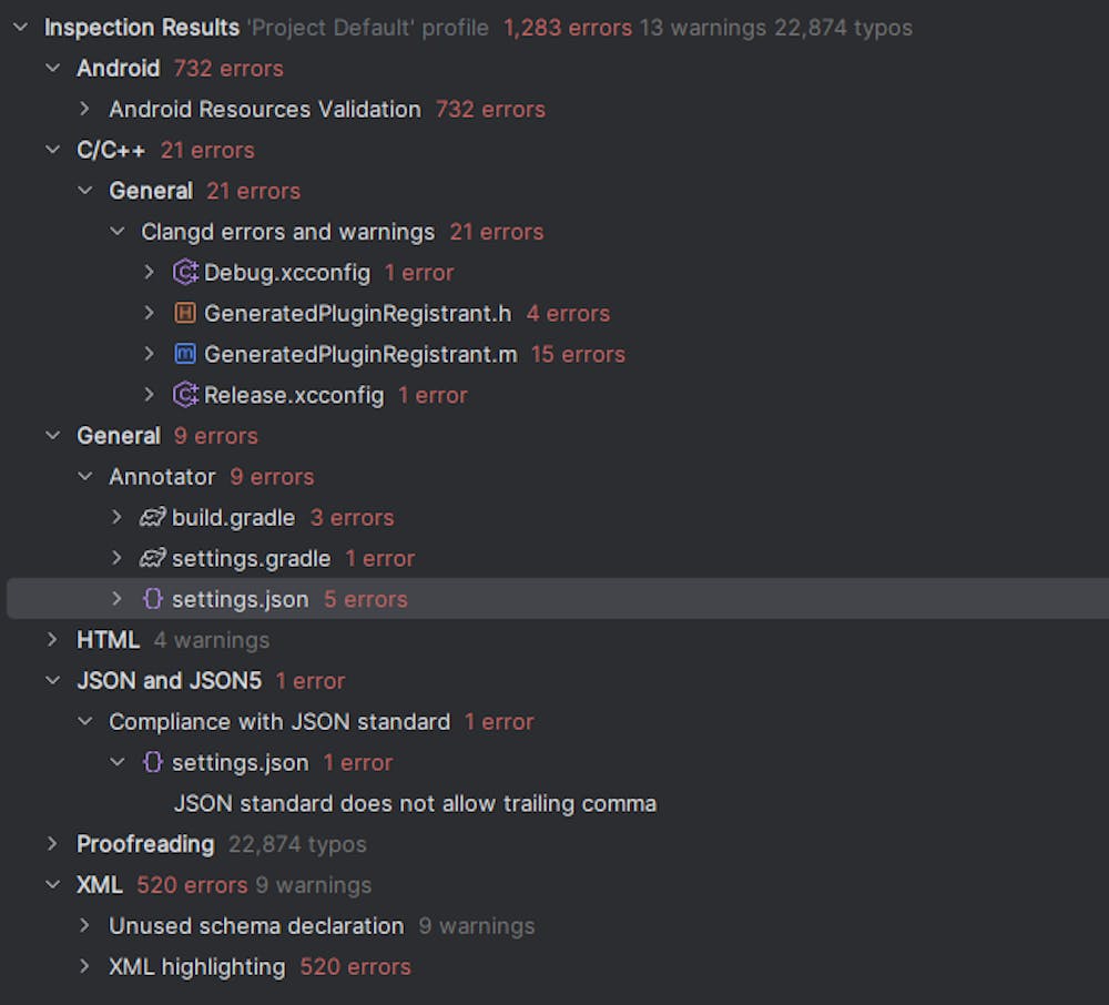 Why do I see so many errors on android studio?