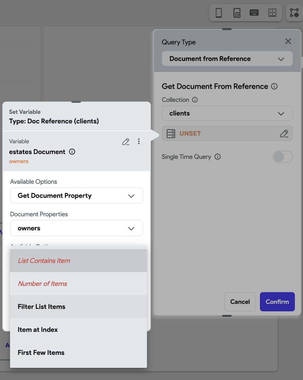 ListView - document from reference