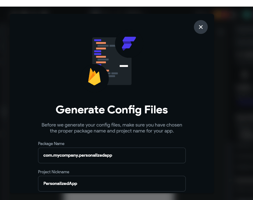missing Generate files button