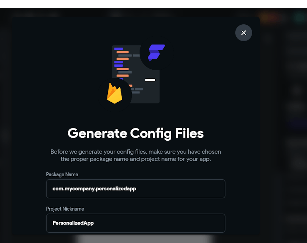 missing Generate files button