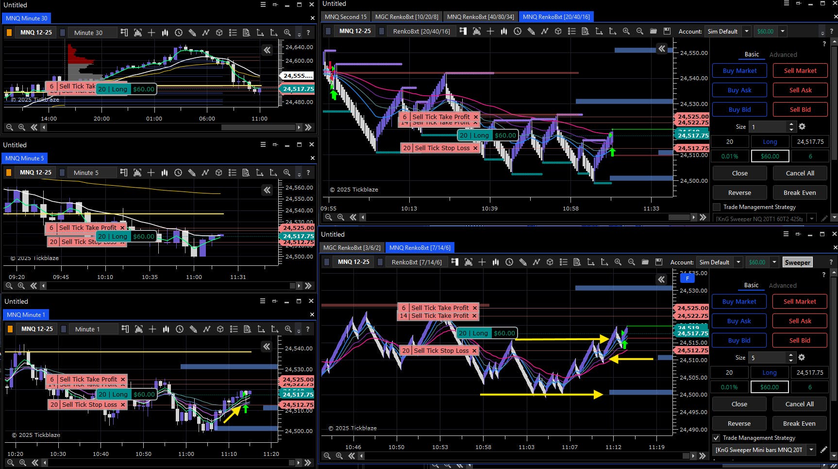 MNQ Striker + BOS + EMA bounce