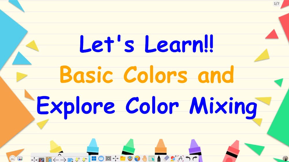 Let's Learn ! Basic Colors and Explore Color Mixing
