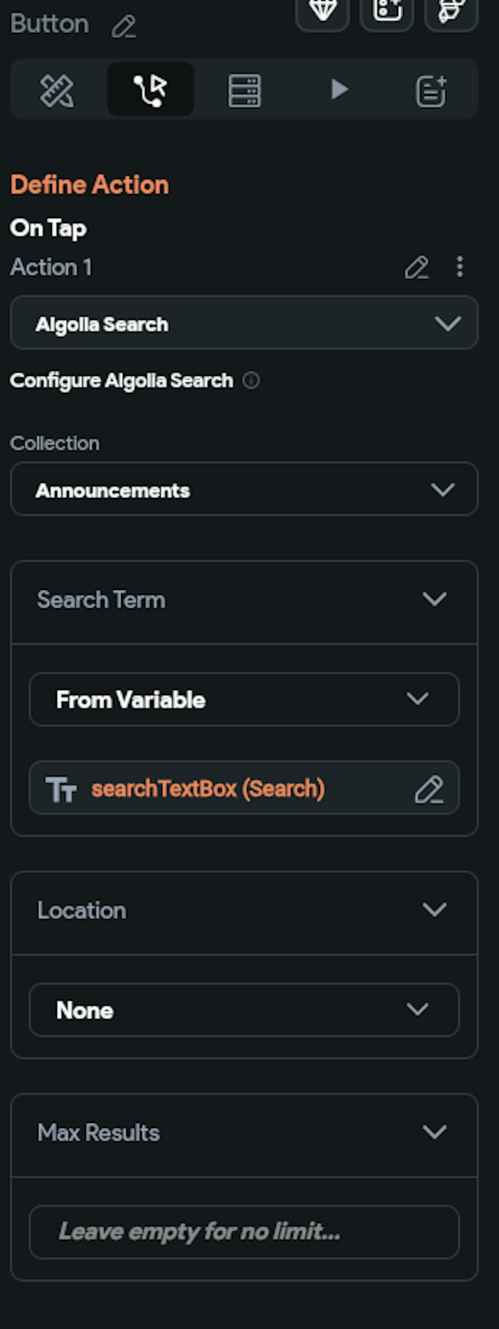 Algolia Search wont display results from Firebase