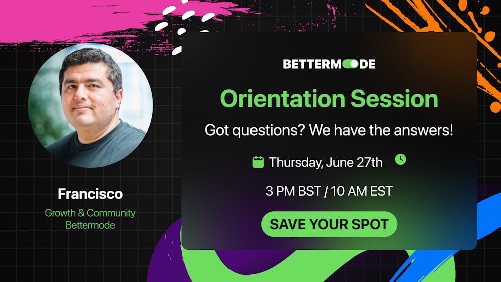 Bettermode Orientation Session: Templates & Community Design