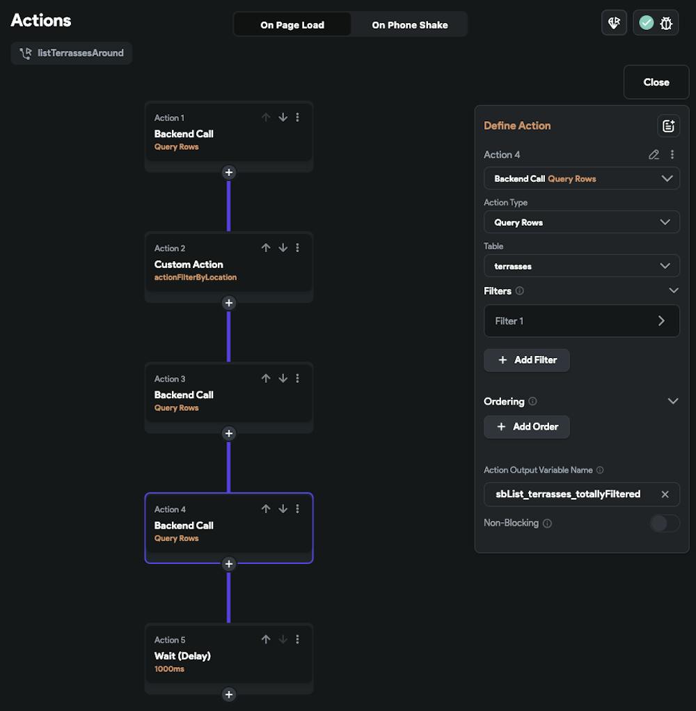 Listview show up only after a click