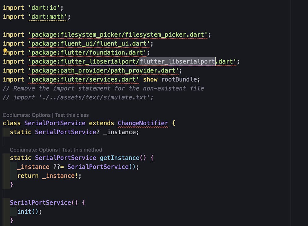 Integrating Custom Dart Code with flutter_libserialport in FlutterFlow Integrating Custom Dart Code with flutter_libserialport in FlutterFlow