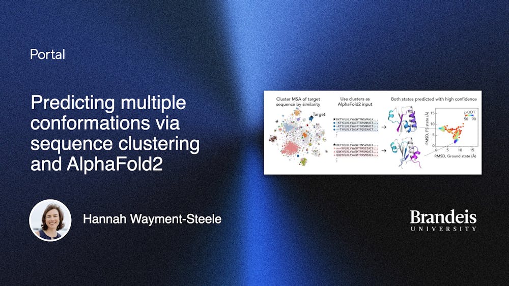 Predicting Multiple Conformations Via Sequence Clustering And Alphafold2