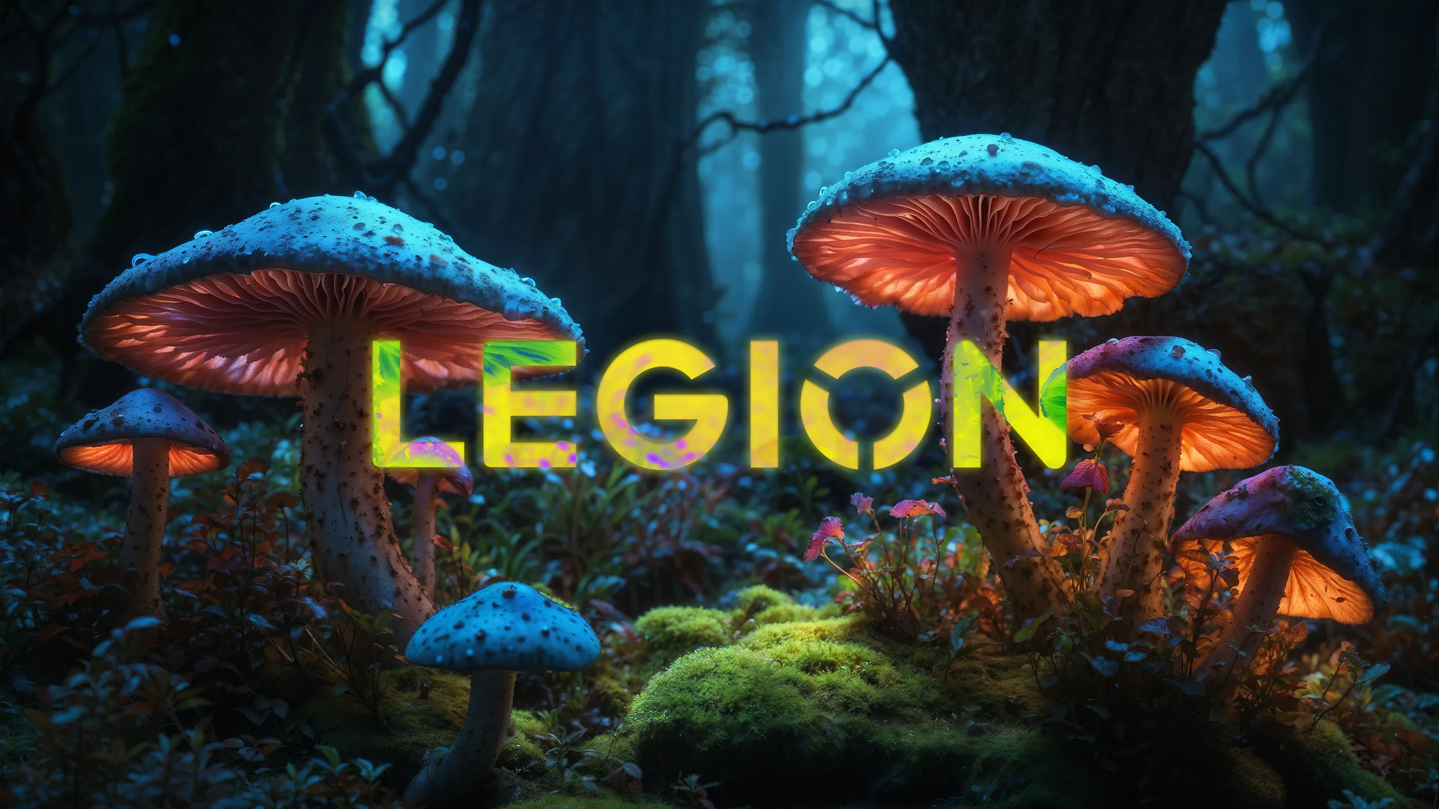 Weekly Wallpaper - "Glowshroom" 🍁 | Legion Gaming Community