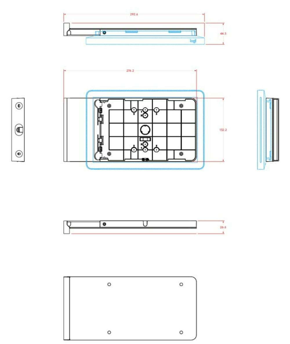 Tap Scheduler Mullion Mount Specifications