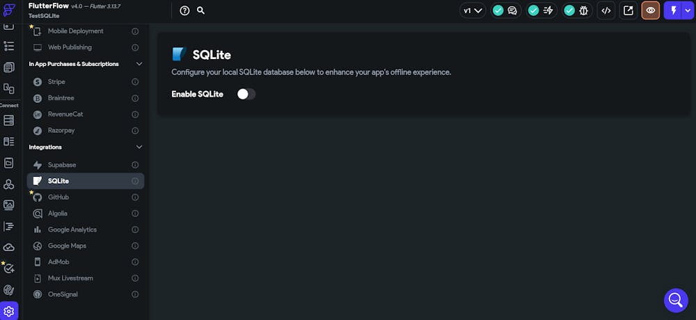 How implement Sqlite our project?
