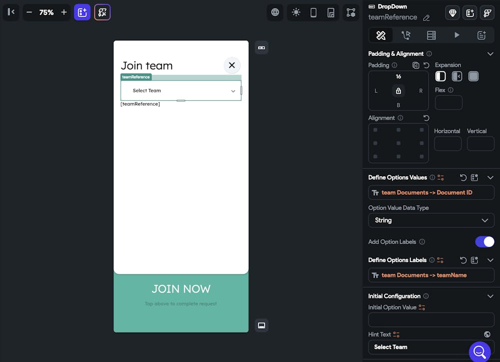 Using DocumentID to retrieve a reference and store it.