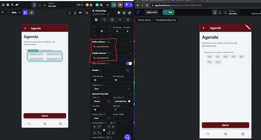 ChoiceChips Initially Selected with Variable