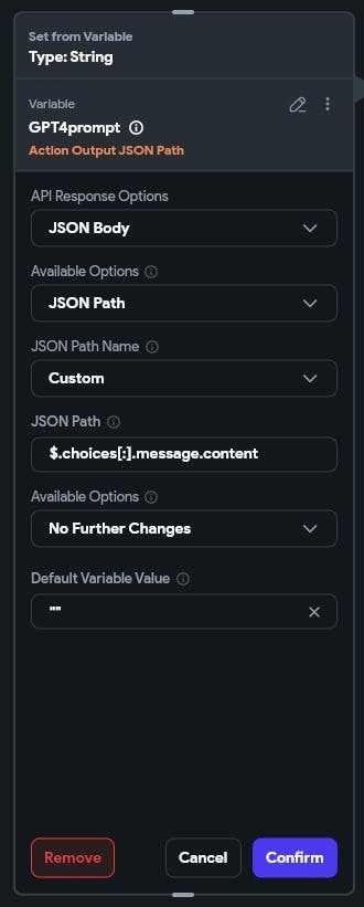 Trying to make default variable empty instead of 'null' before my API ... Trying to make default variable empty instead of 'null' before my API ...