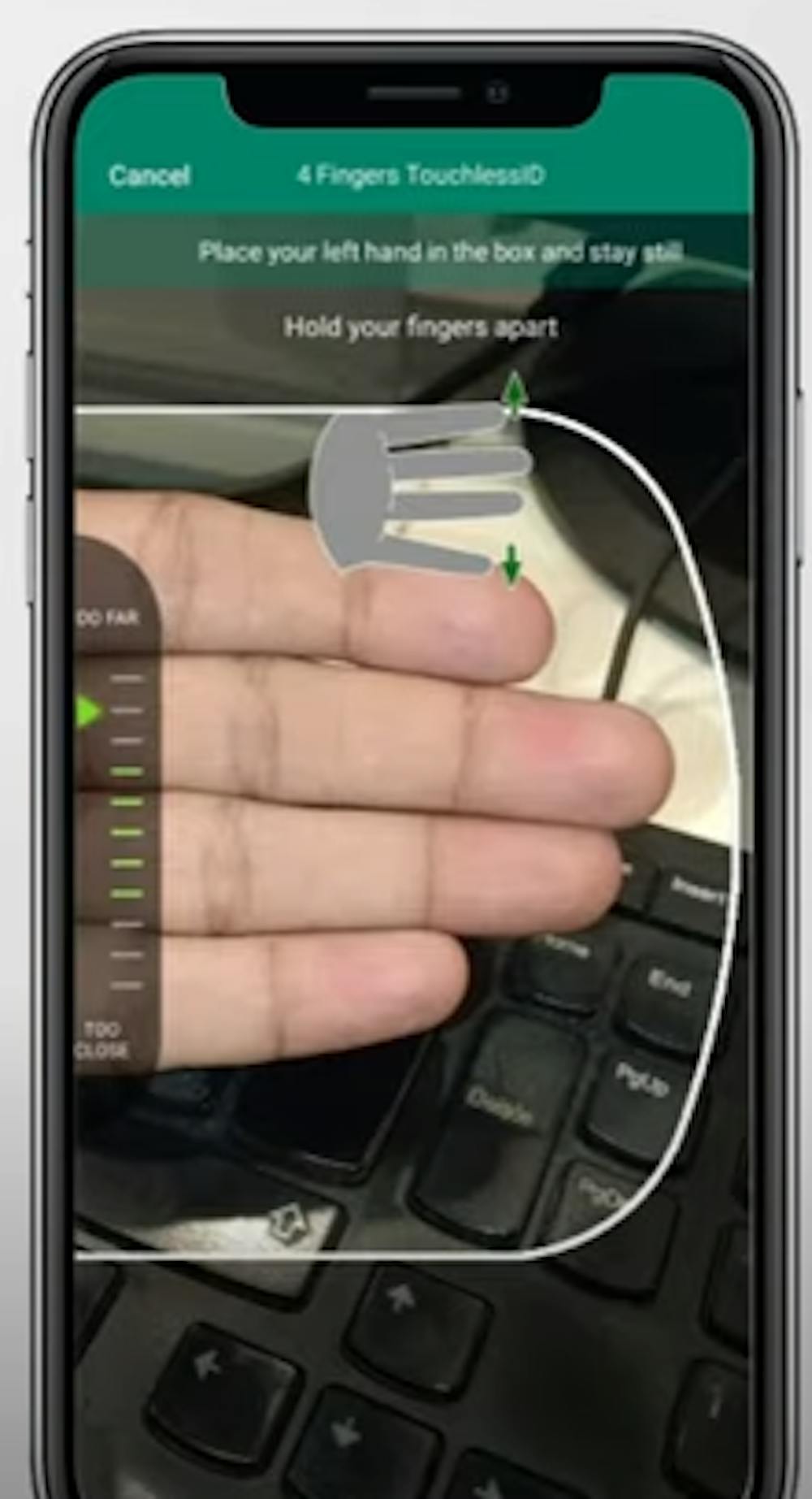 How do I use such overlay camera along with the zooming scale on the left
