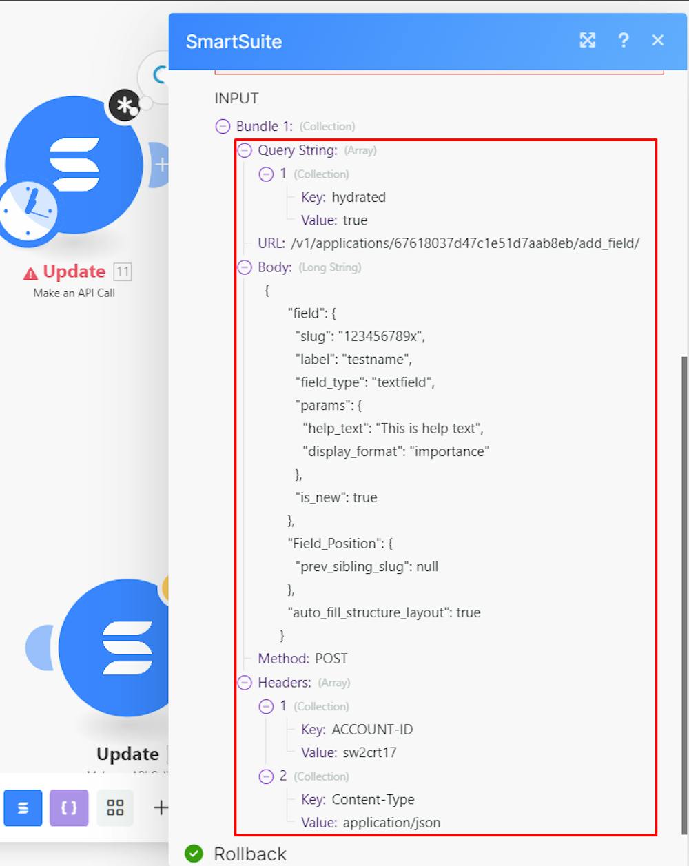Add field / Add Table / Add Solution Endpoint via API