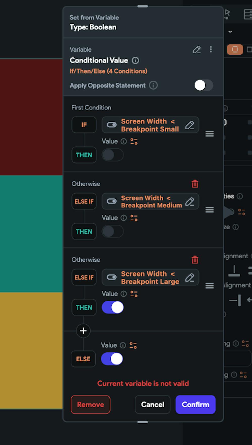 Flex Widget not working as shown in video tutorial