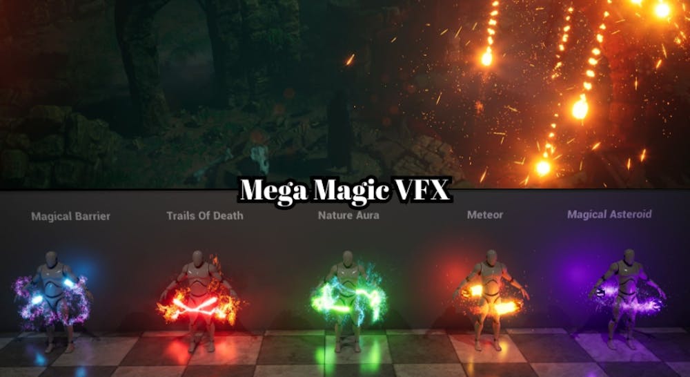 [Unreal Engine] (Game Dev Asset) Mega Magic VFX Bundle [Free]