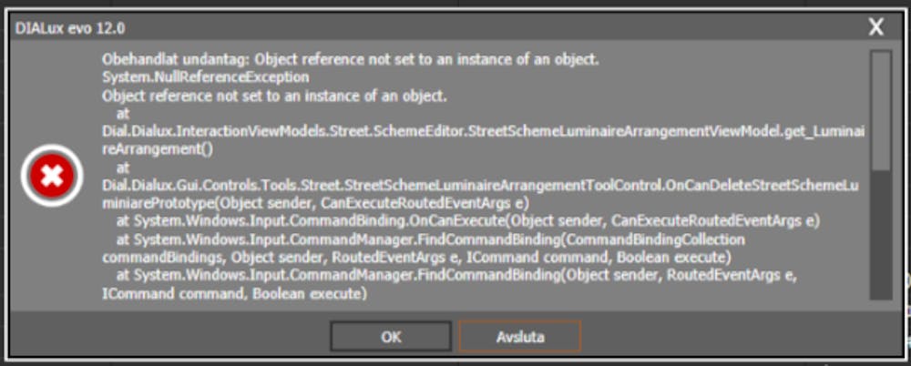 Error when importing LDT-files