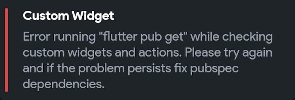 🆘 Flutter Pub Get Error 😭 