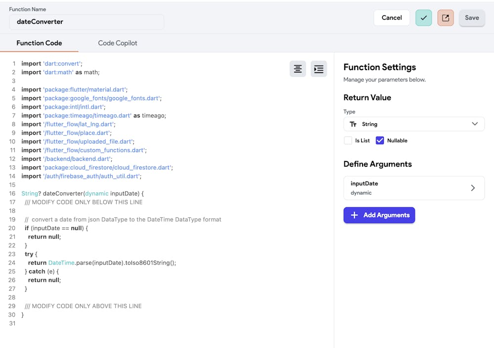 Custom Code To Turn Json Dates Into Datetime Data Type