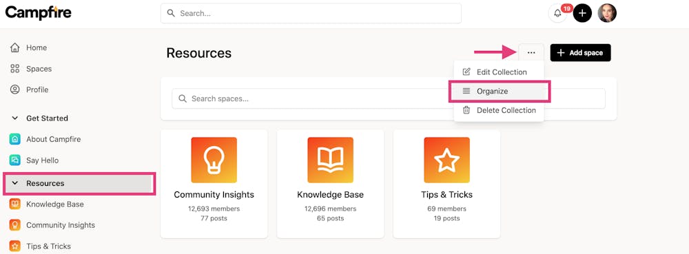 How to create, edit, hide, and delete Collections